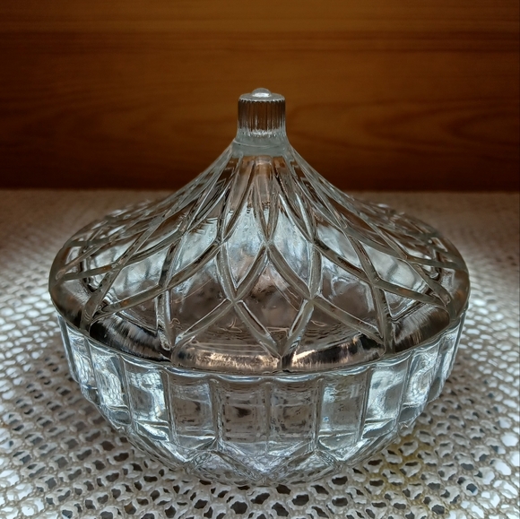 Kig Indonesia | Other | Vintage Kig Indonesia Crystal Glass Candy Dish ...